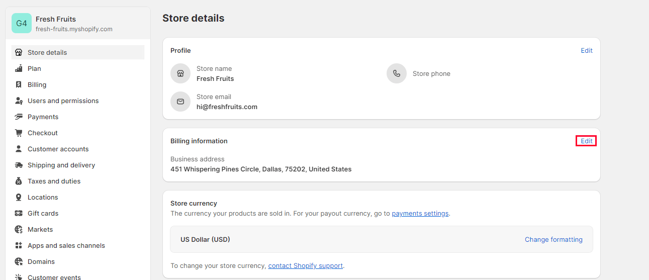 How to Change Address on Shopify- A Step-by-Step Guide - ShopiBuffet